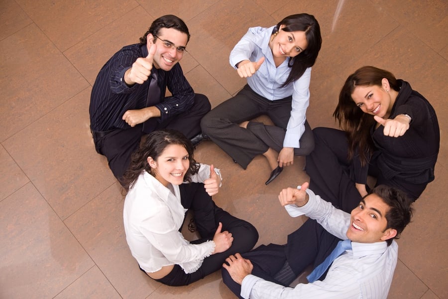 Employees identify themselves with their company